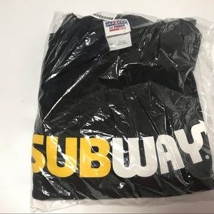 Tops | Subway Employee Uniform Staff Tshirt Black | Poshmark